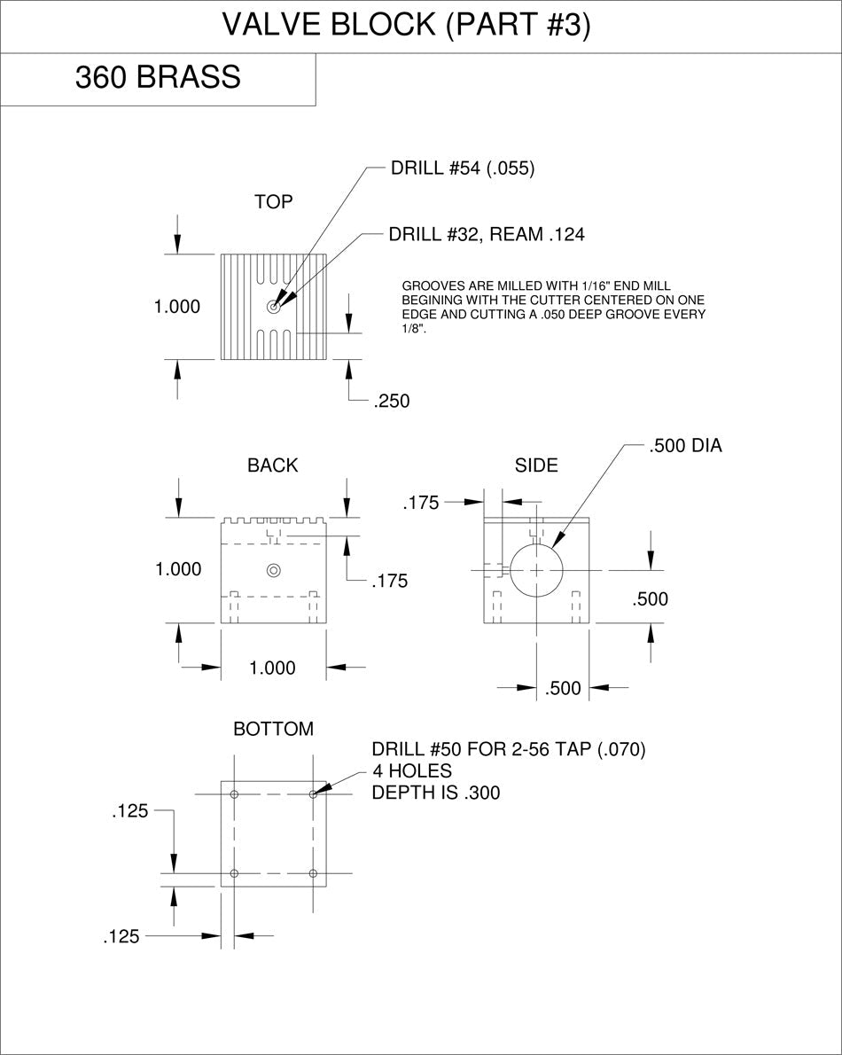 Machinist Drawings Printed – MiniSteam